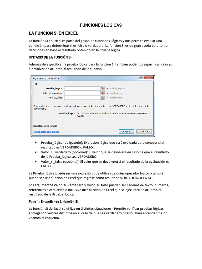 Funciones Logicas | PDF | Función (Matemáticas) | Argumento