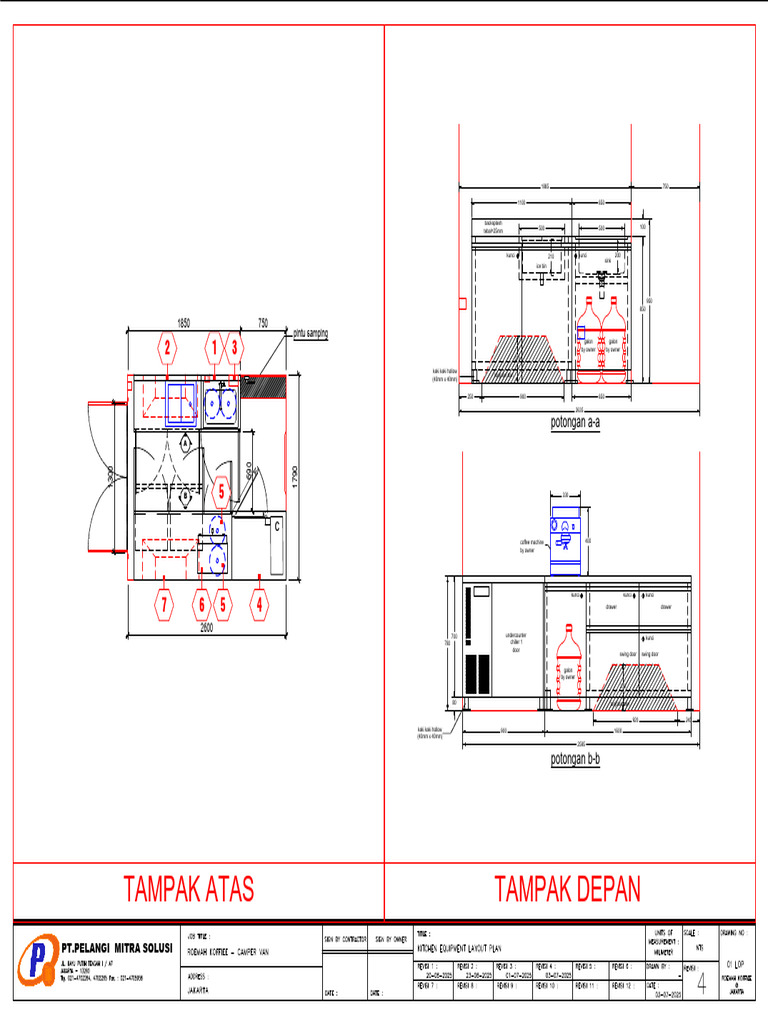 R4 - LAYOUT ROEMAH KOFFIEE - CAMPER VAN-Layout1 | PDF