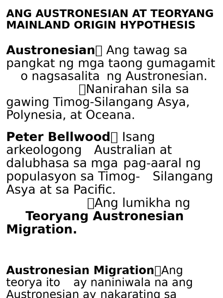Austronesian | PDF