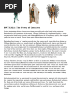 The Story of Bathala | PDF | Mythology | Cultural Anthropology