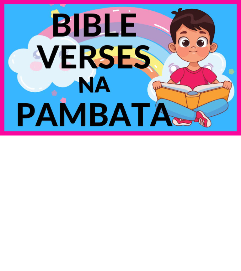 Bible Verse Na Pambata | PDF