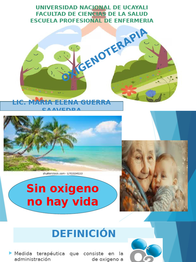Oxigenoterapia 2024 | PDF | Oxígeno | Especialidades Medicas