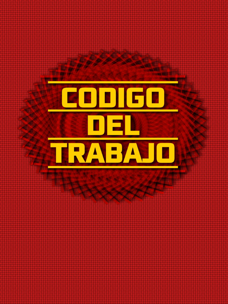 Caratula Cod Trab | PDF