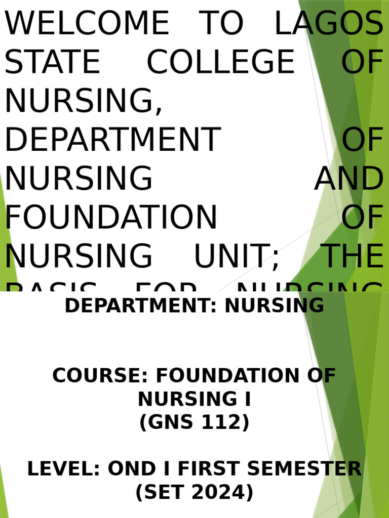 Intro - To Nursing | PDF | Nursing | Knowledge