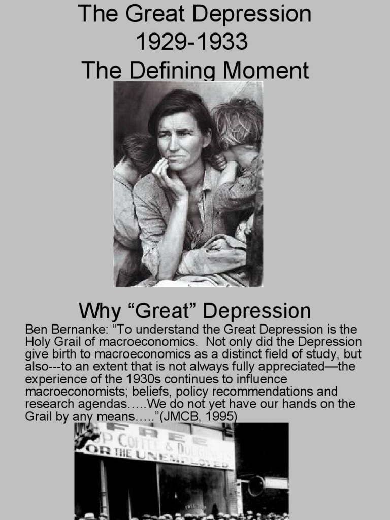 The Great Depression | PDF | Great Depression | Business Cycle