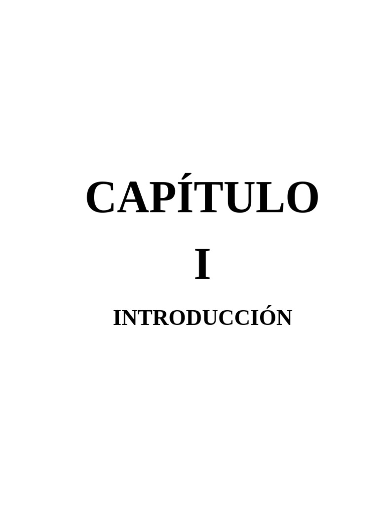 05 Capitulo I Introduccion | PDF | Agua | Agua dulce