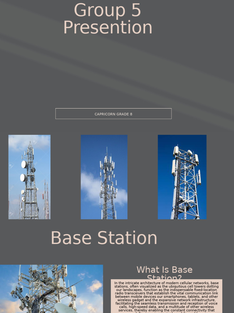 Understanding Base Stations in Telecom | PDF