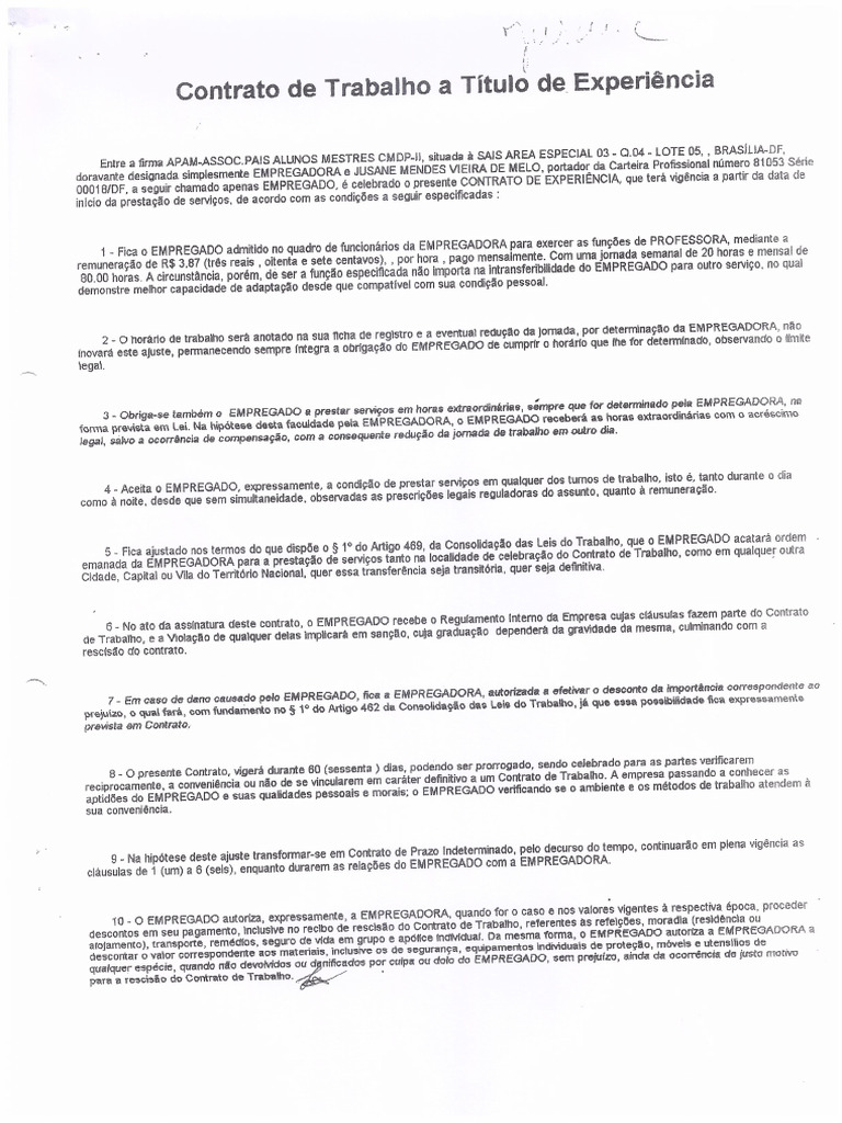 Contrto - Jusane 2 | PDF