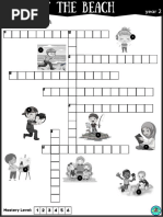 Beach-Themed Crossword Puzzle | PDF