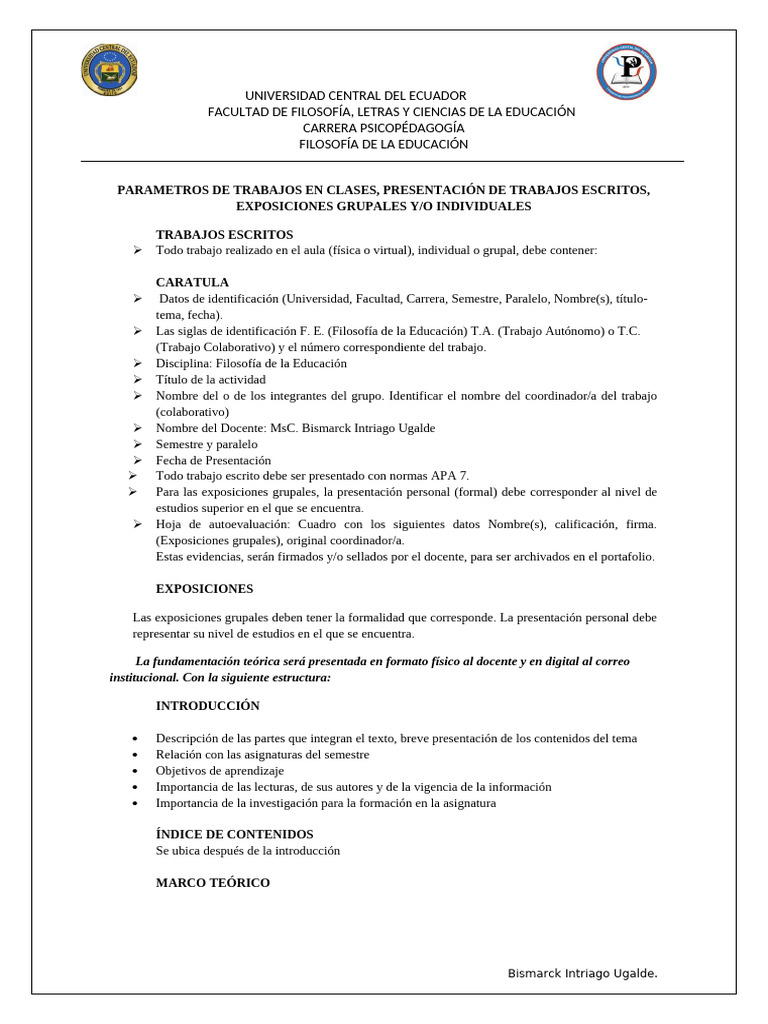 Trabajos Escritos-Exposiciones | PDF | Cognición | Aprendizaje