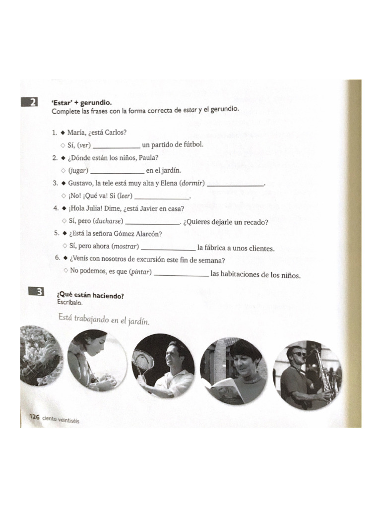 'Estar' + Gerundio. | PDF