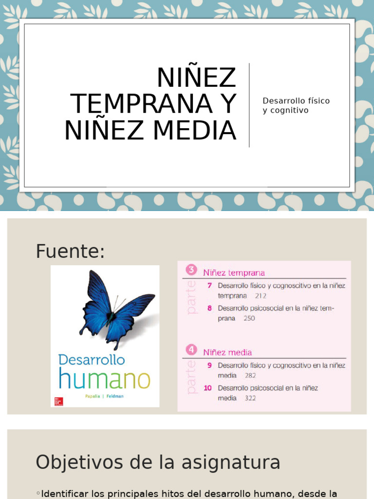 Niñez Temprana y Niñez Media | PDF | Adultos | Maestros