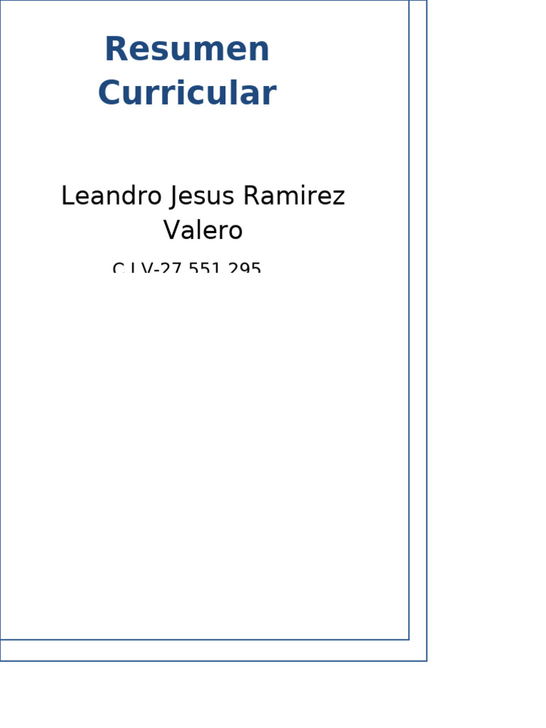 Curriculo Leo | PDF