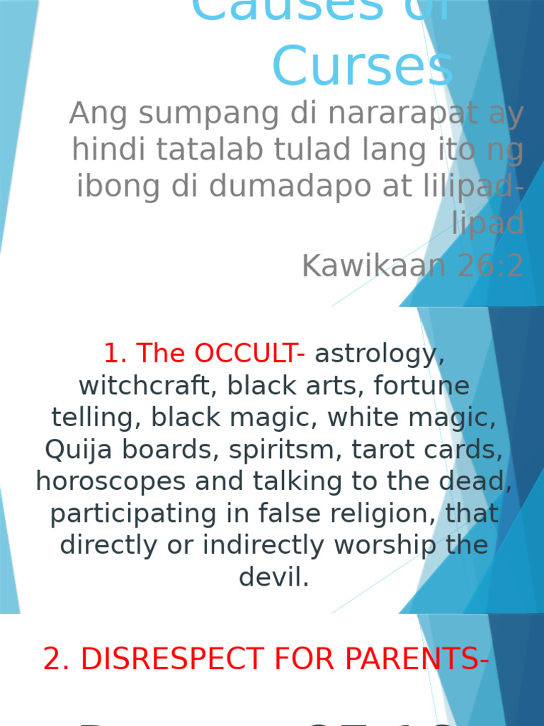 12 Causes of Curses Explained | PDF