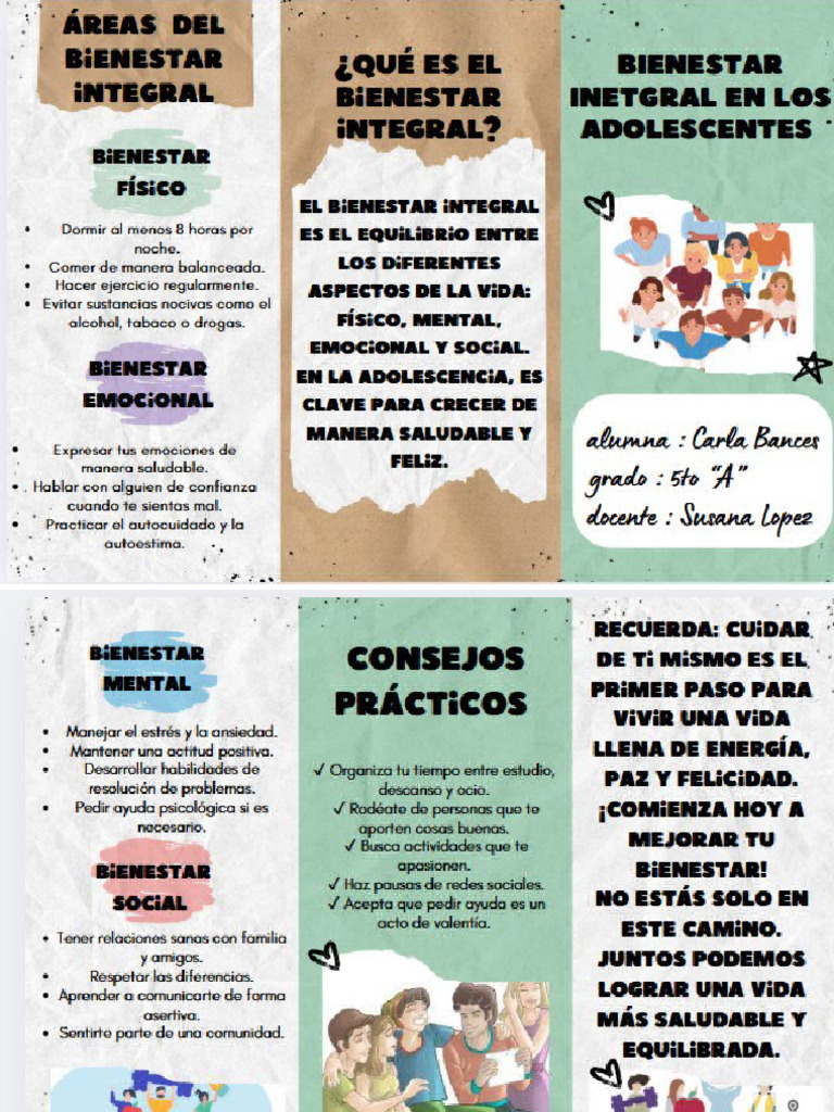 Triptico de Una Buena Convivencia | PDF