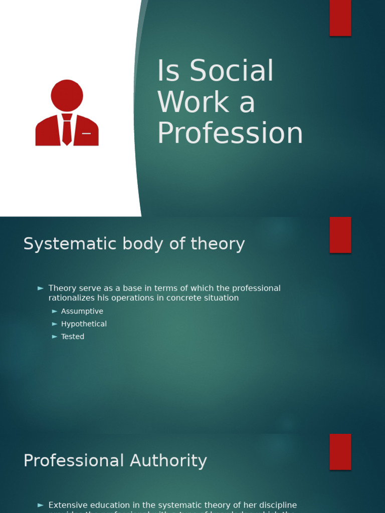 Attributes Defining Social Work as a Profession | PDF