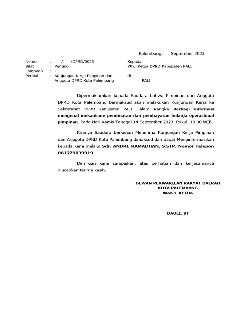 Surat Fax | PDF