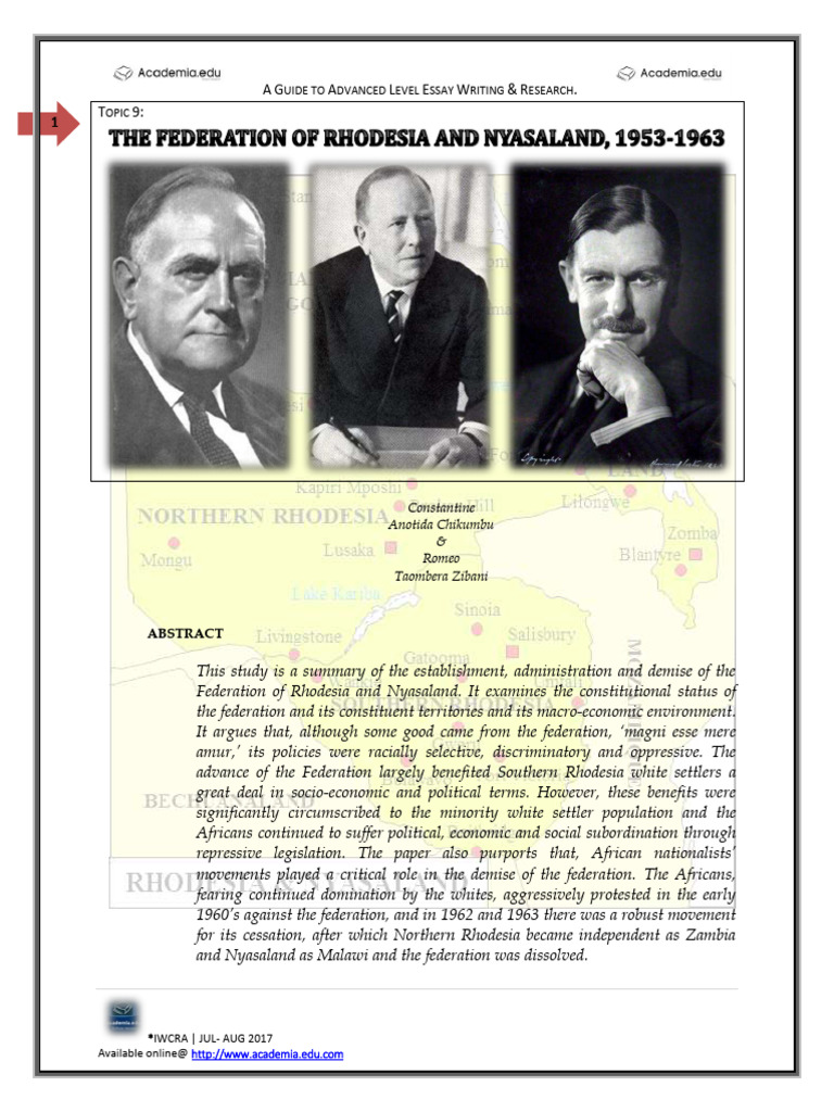 Advanced Essay Writing & Research Guide | PDF | Rhodesia