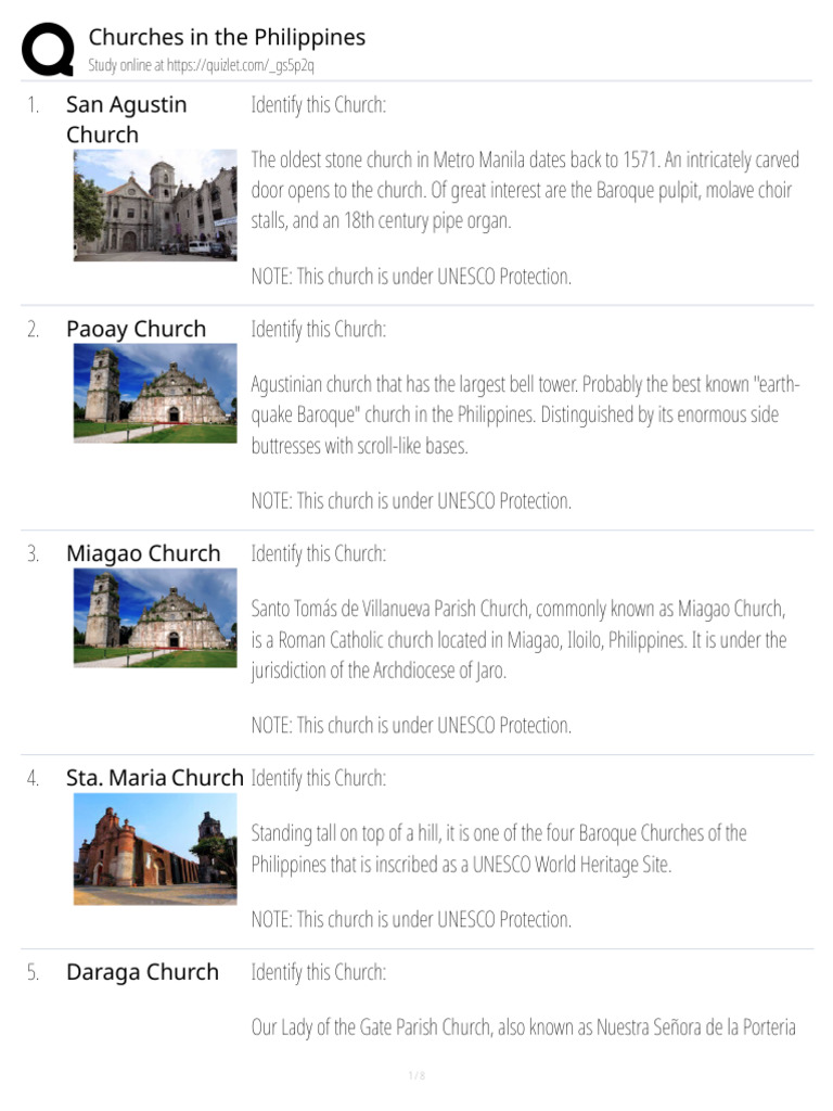 C1 Churches in The Philippines | PDF | Church (Building)