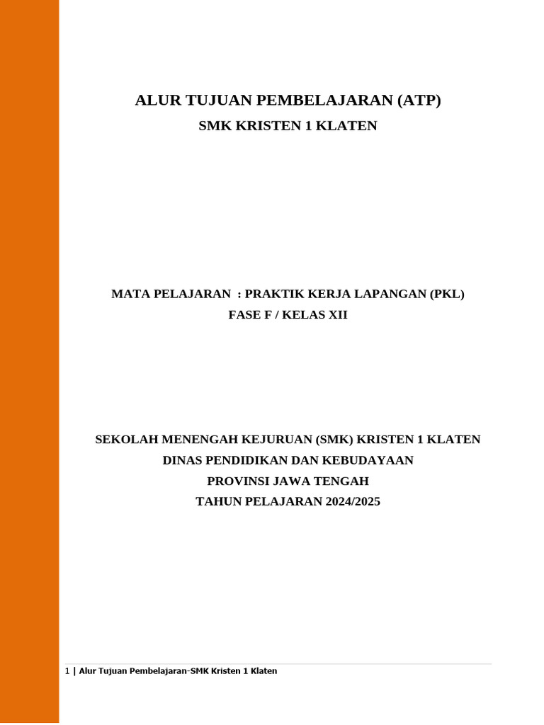 Atp PKL Mesin | PDF
