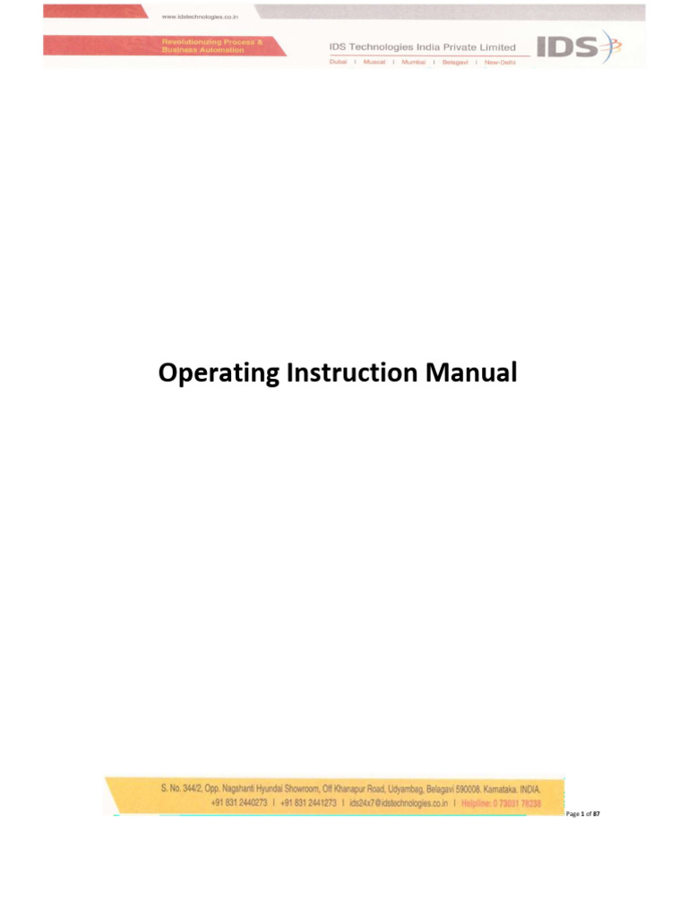IDS BATCH IoT Pro V2.2.3 | PDF | Parameter (Computer Programming) | Welding