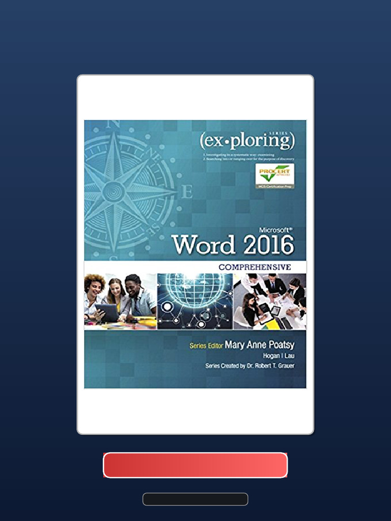 Exploring Microsoft Word 2016 Comprehensive 1st Edition Mary Anne Ebook ...