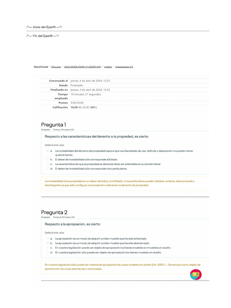 Autoevaluación N°2-DPC - II | PDF
