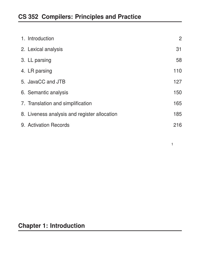 Compiler Design - Compilers Principles and Practice | PDF | Parsing ...