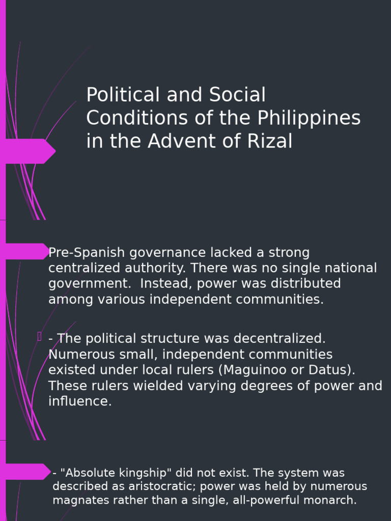 Political and Social Conditions of The Philippines InV2 | PDF