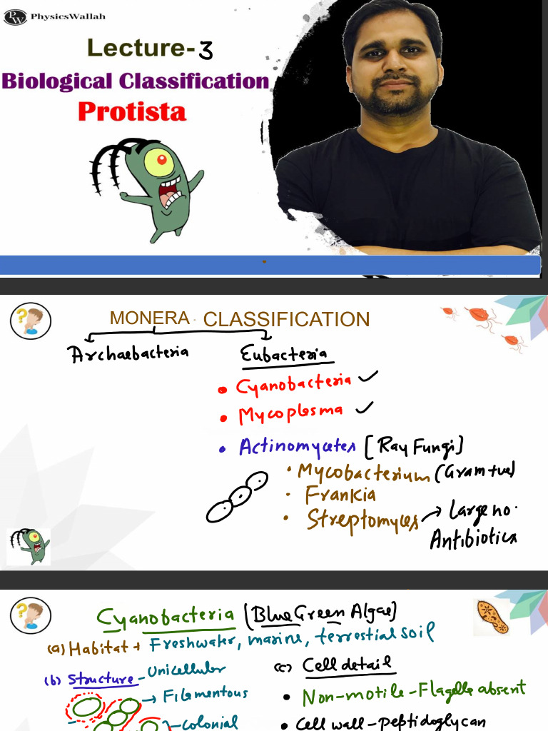 Biological Classification 03 - Protista - Class 11 - NEET - Pace Series ...
