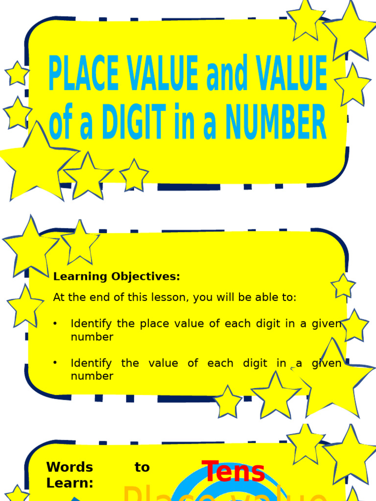 Module 1 Lesson 2 Place Values Math 2 | PDF | Mathematics | Arithmetic