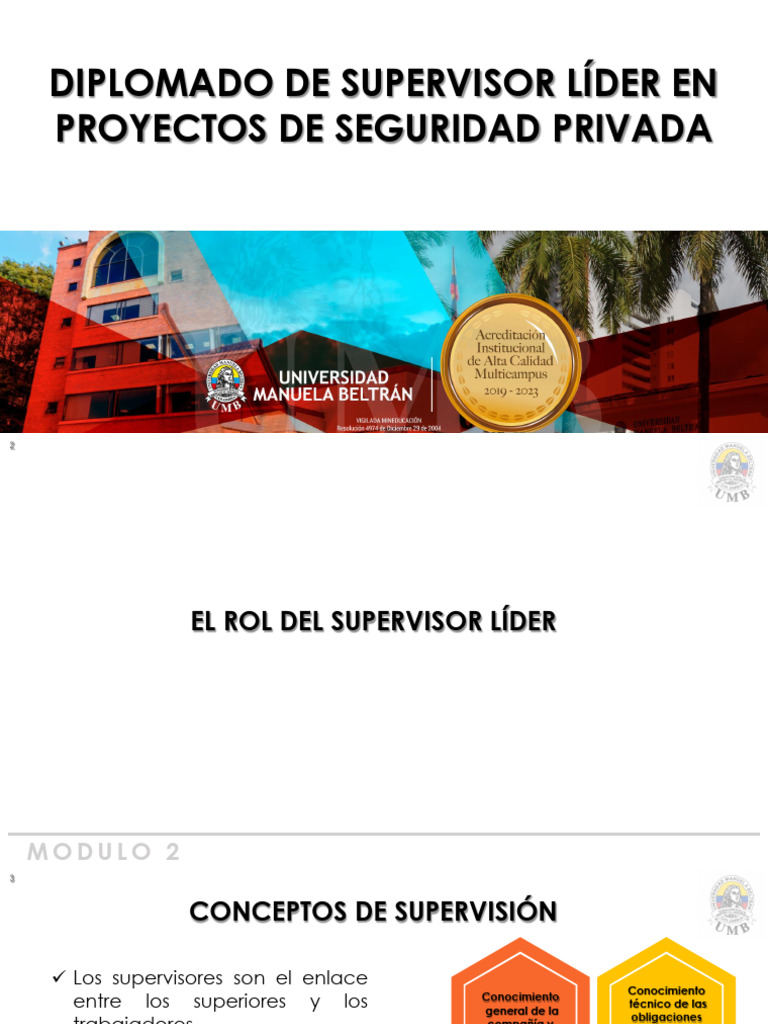 Supervisor Líder en Seguridad Privada | PDF | Liderazgo | Toma de ...