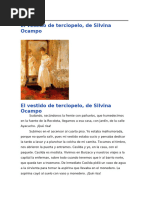 El Vestido de Terciopelo - Silvina Ocampo | PDF