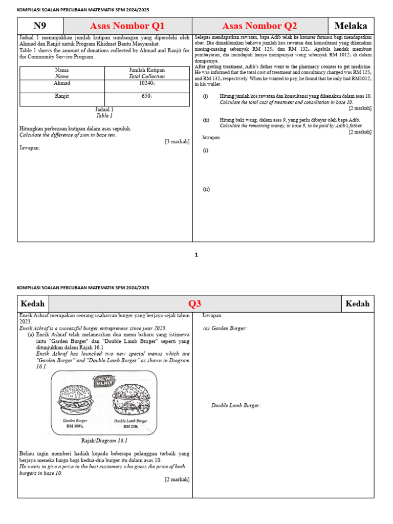 F4 2. Asas Nombor New | PDF