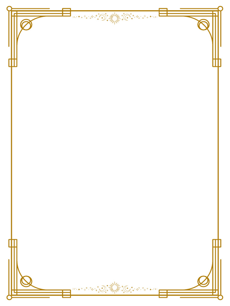 Yellow and Gold Modern Background Document A4 | PDF