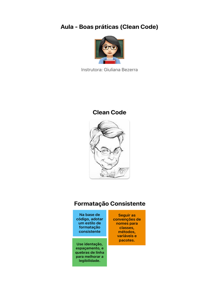 Boas Práticas de Clean Code | PDF