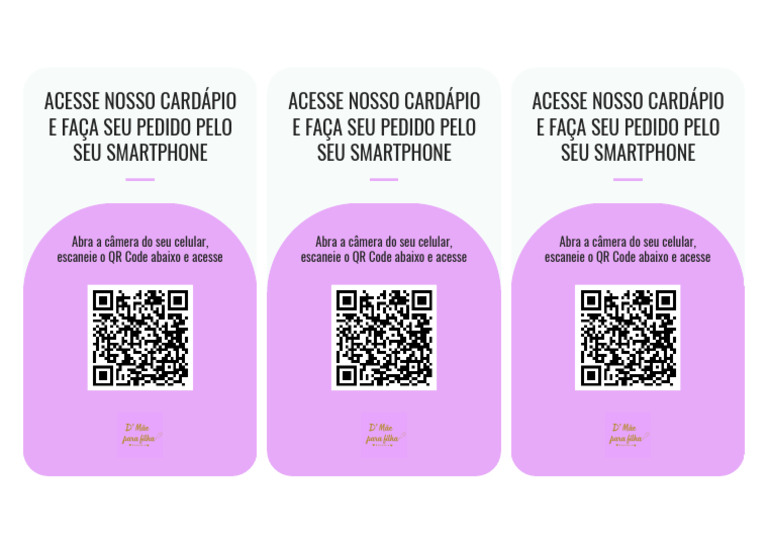 Peça pelo Cardápio via QR Code | PDF