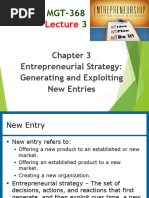 Entrepreneurship Chapter 3 | PDF | Entrepreneurship | Strategic Management