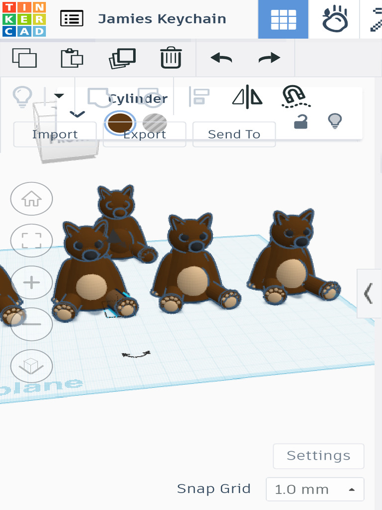 3D Design Jamies Keychain - Tinkercad | PDF