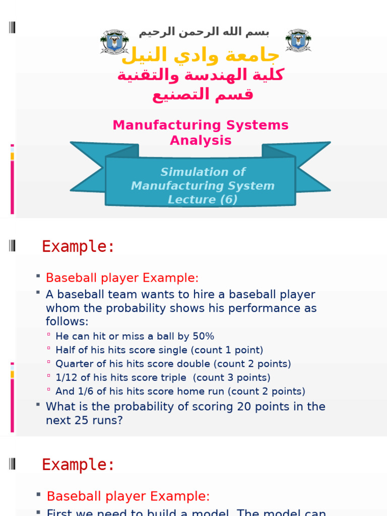 Lec 6 Simulation | PDF | Probability Distribution | Monte Carlo Method