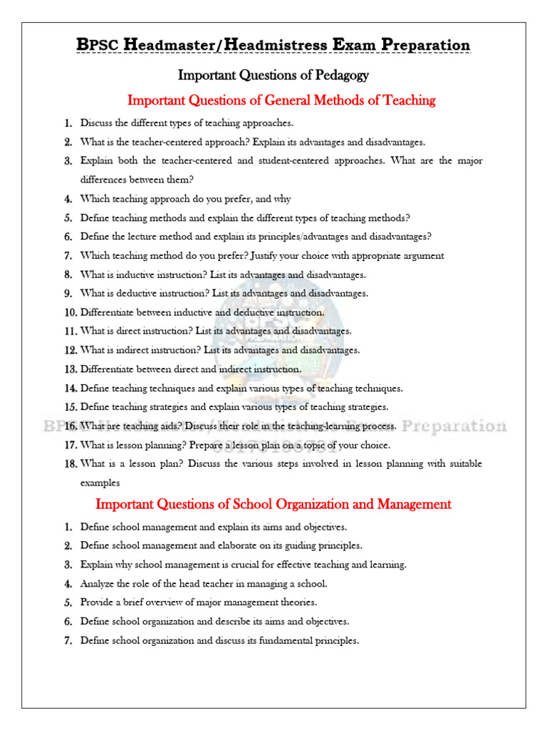 Key Pedagogy Questions for Educators | PDF | Teaching Method | Lesson Plan