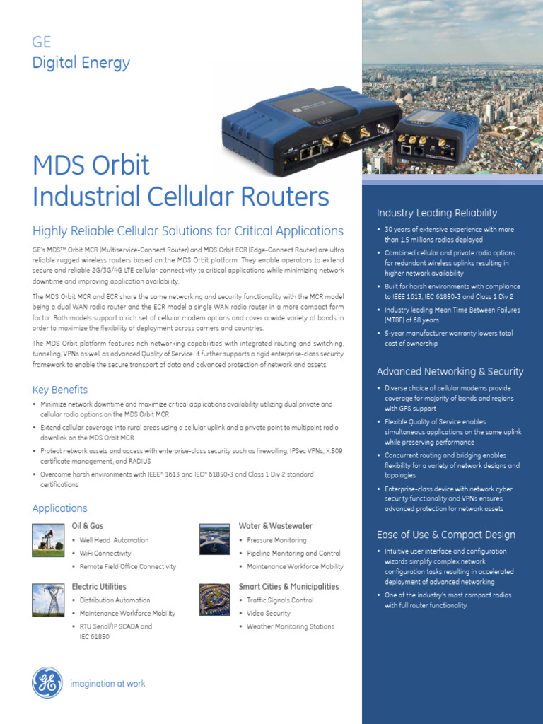 Mds Orbit Mcr-Ecr Gea12740c LR | PDF | Computer Network | 4 G