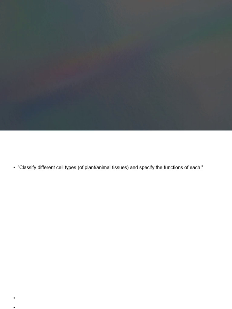 Types of Animal and Plant Cells Explained | PDF | Epithelium ...