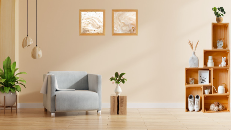 Minimal Room Interior Zoom Virtual Background | PDF