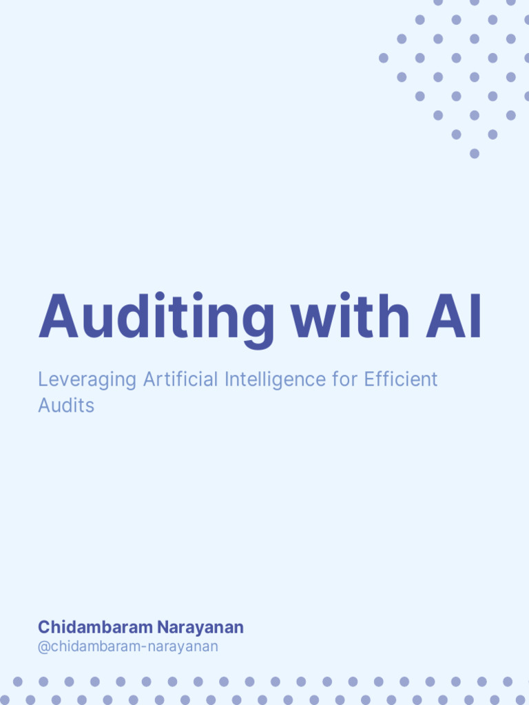 AI-Driven Audit Efficiency Techniques | PDF