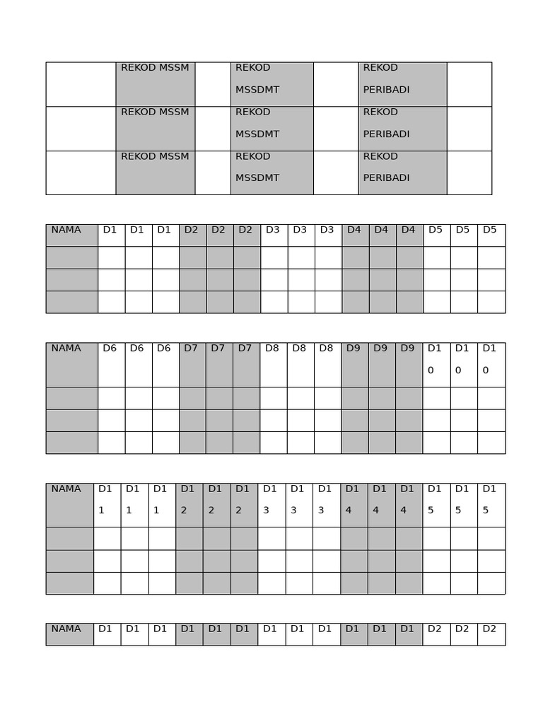 Latihan Olahraga Template | PDF