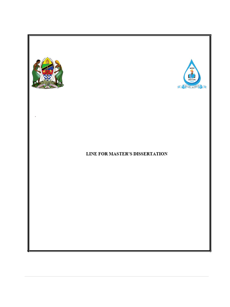 Guideline For Masters Dissertation | PDF | Thesis | Postgraduate Education
