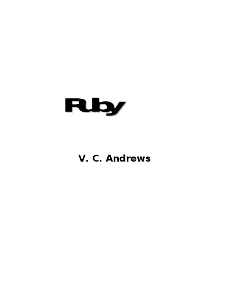 Andrews V C - Ruby 01 - Ruby | PDF | María, madre de Jesús | Oración