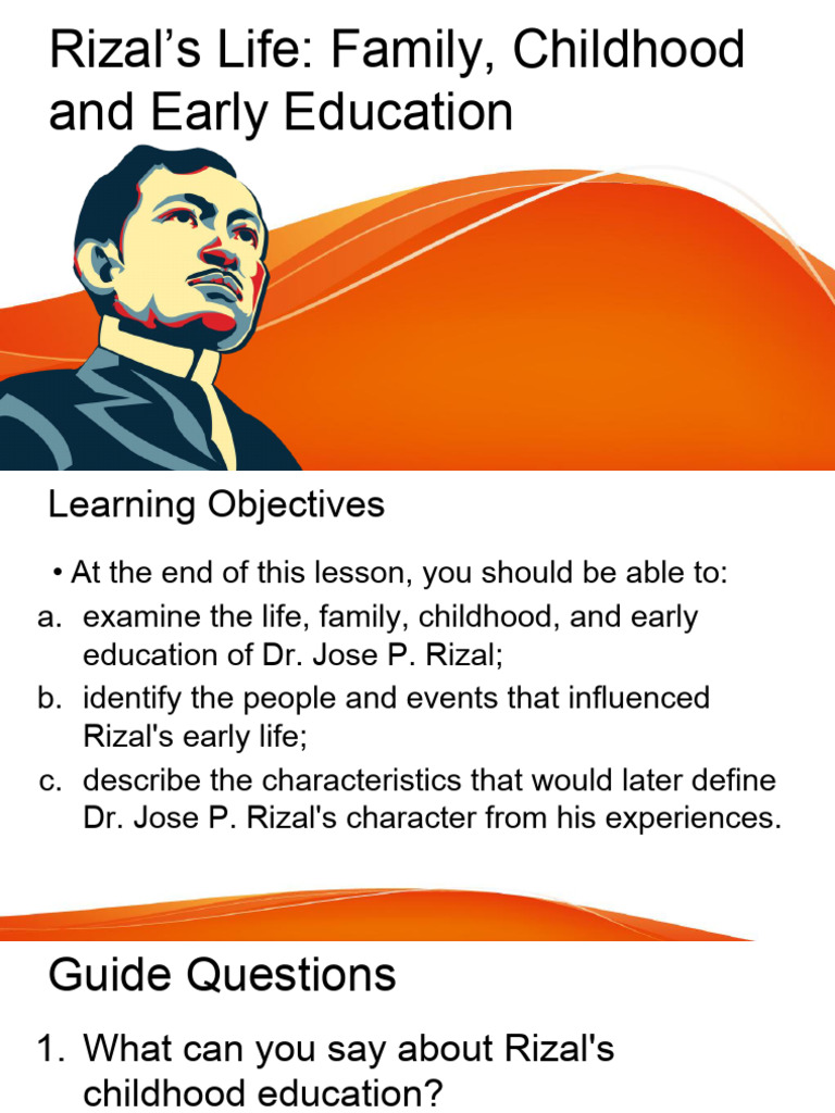 Early Life of Jose Rizal | PDF