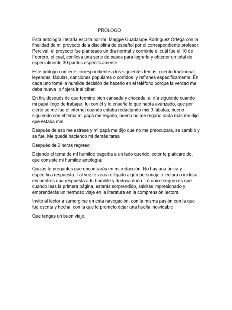 Prólogo Libro | PDF